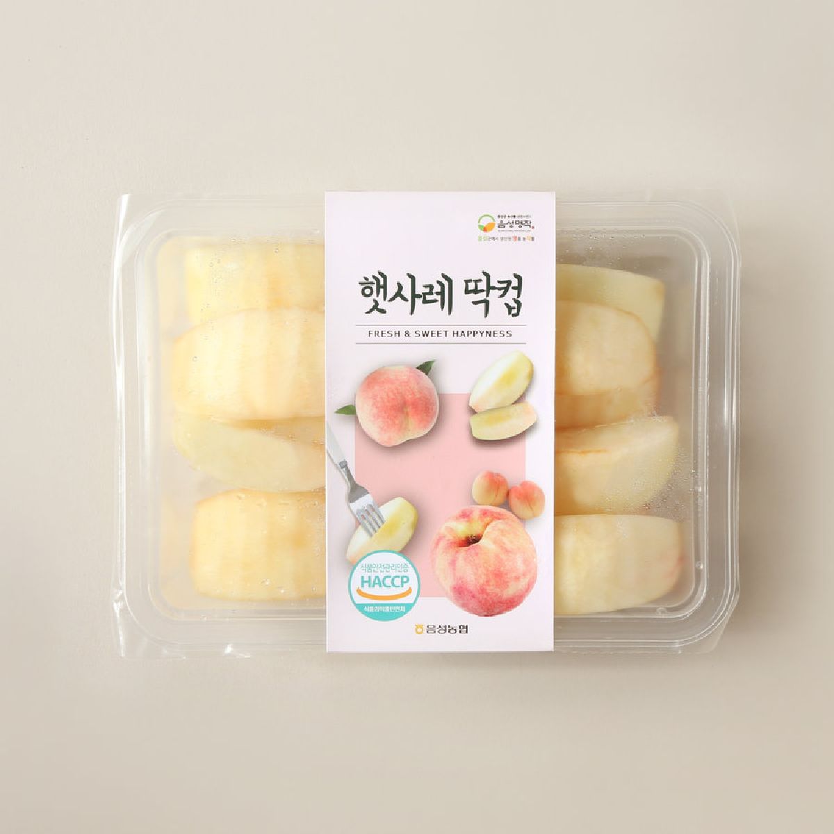 햇사레 딱컵복숭아국산 300g팩 배민 장보기∙쇼핑