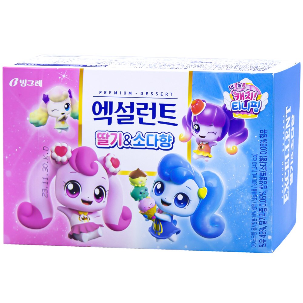 엑설런트딸기앤소다800ml 배민 장보기∙쇼핑