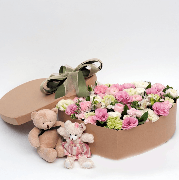 핑크카네이션하트박스 배민 장보기∙쇼핑