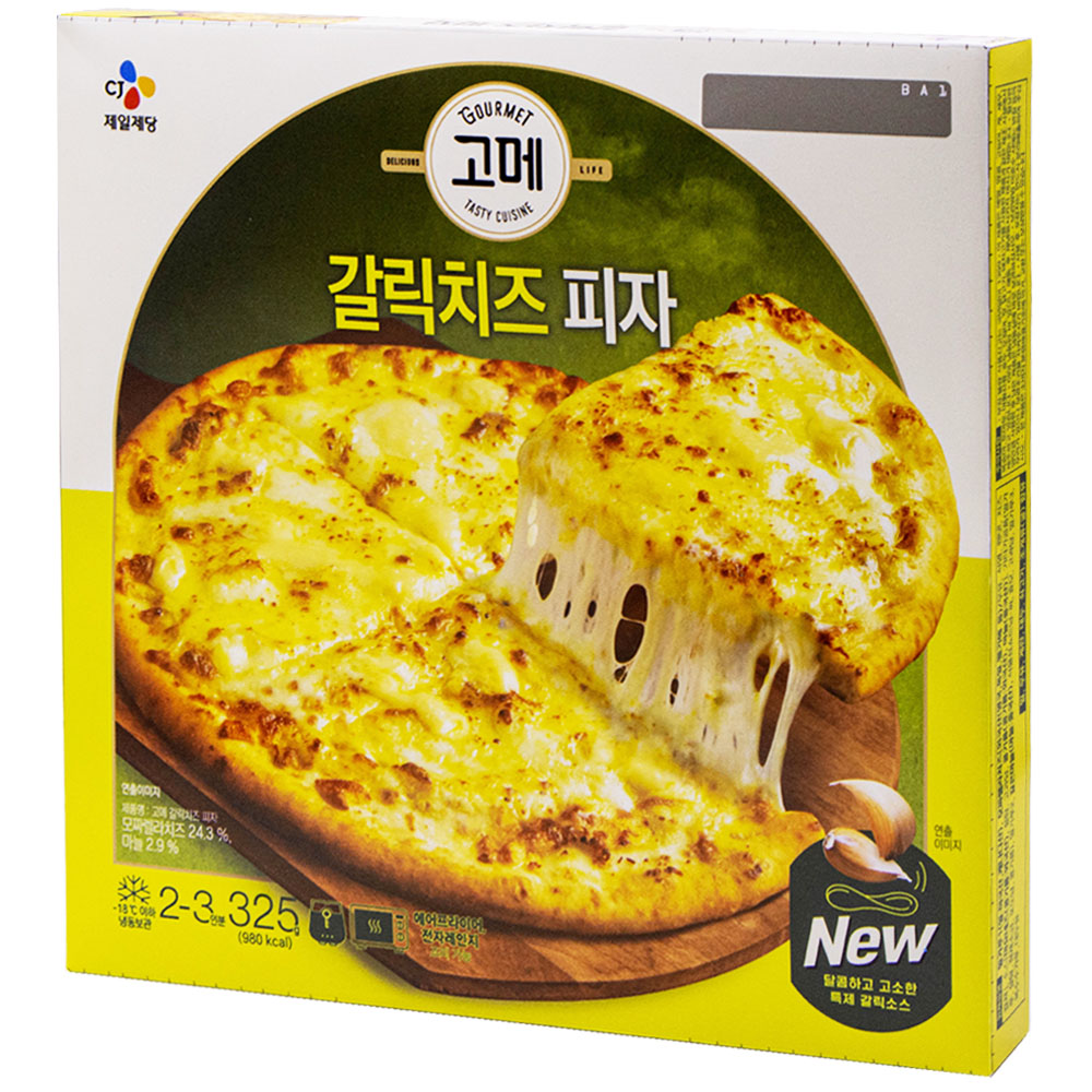 Cj고메갈릭치즈피자325g 배민 장보기∙쇼핑