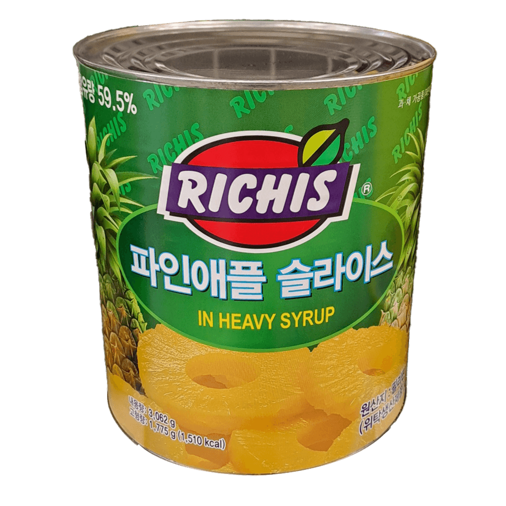 리치스 파인애플 슬라이스 3062kg 배민 장보기∙쇼핑