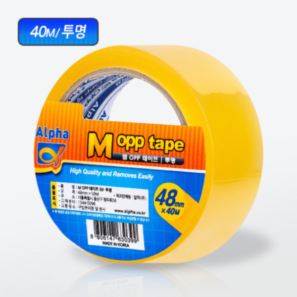 박스테이프opp48mm40m러버타입투명개1 배민 장보기∙쇼핑