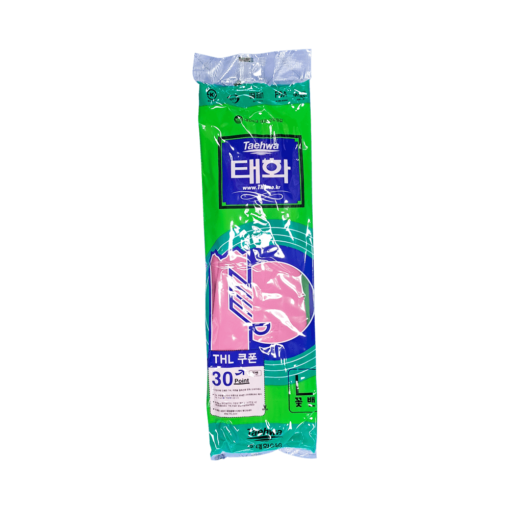 태화 분홍 고무장갑l 꽃밴 배민 장보기∙쇼핑