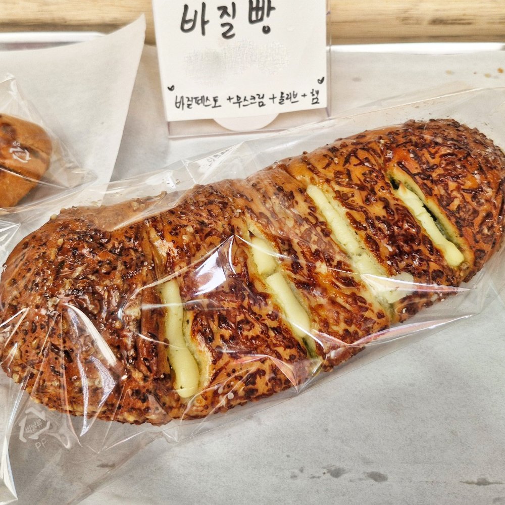 바질빵 1개 수암 수암꽈배기 배민 장보기∙쇼핑