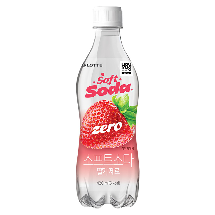 유어스소프트소다제로딸기420ml 배민 장보기∙쇼핑