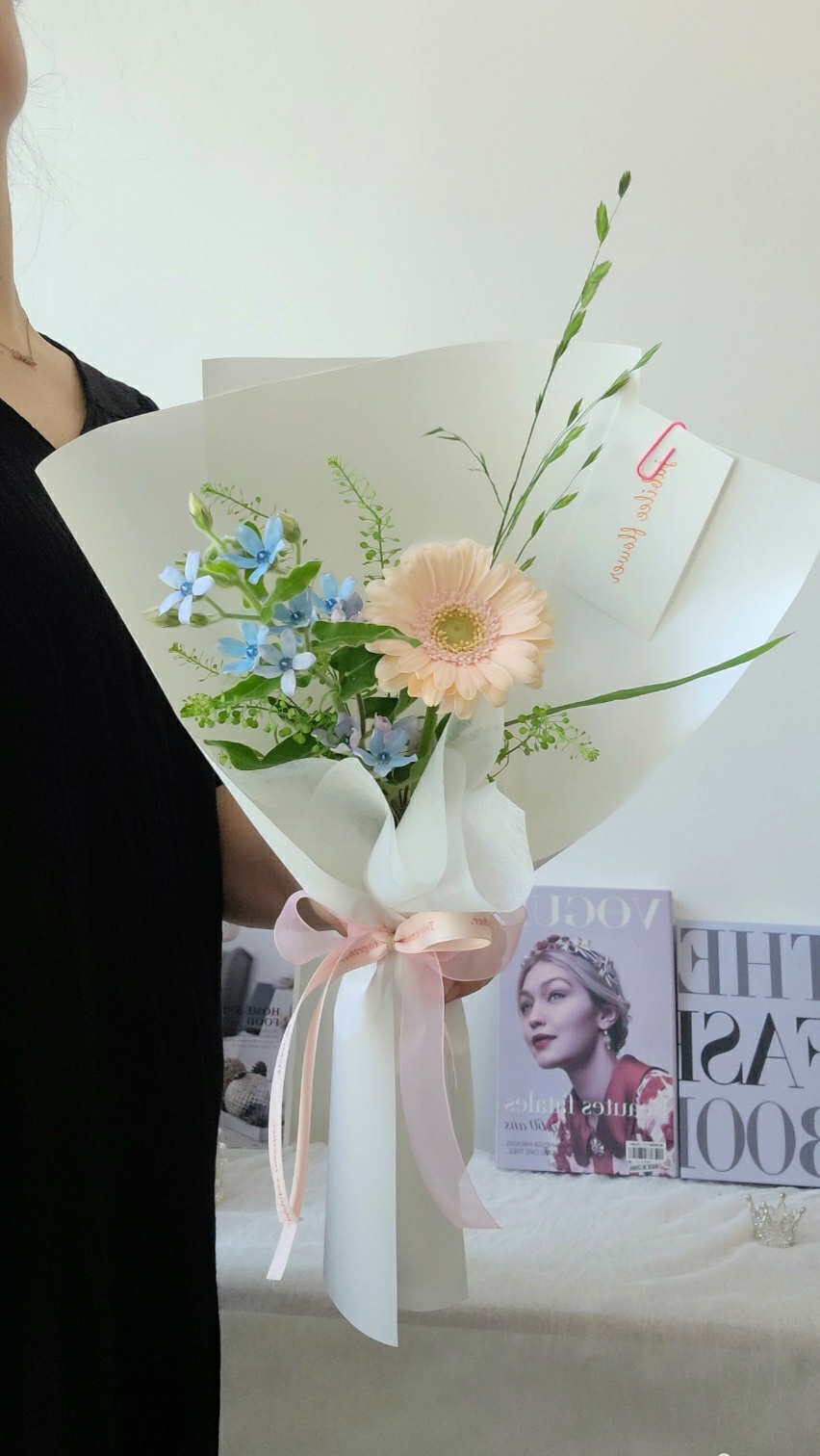 한송이거베라컬러랜덤 배민 장보기∙쇼핑