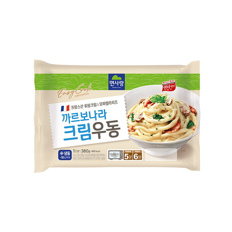 면사랑까르보나라크림우동360g 배민 장보기∙쇼핑