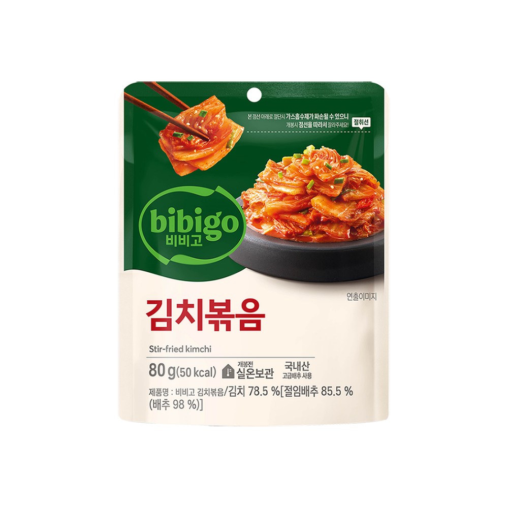Cj비비고김치볶음80g 배민 장보기∙쇼핑