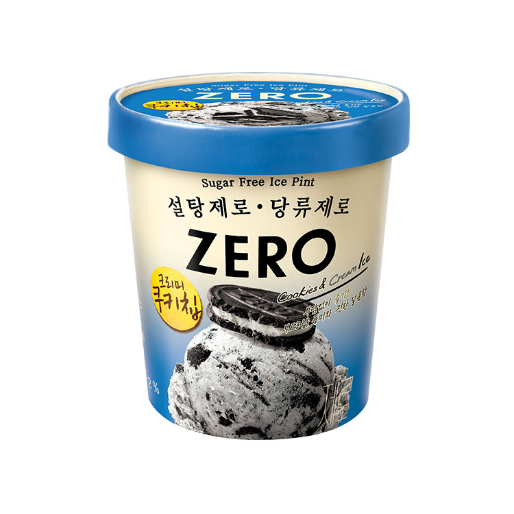 롯데제로쿠키앤크림파인트474ml 배민 장보기∙쇼핑