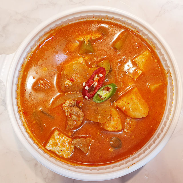 얼큰 돼지고기고추장찌개 3인분 화곡 텃밭야채 배민 장보기∙쇼핑