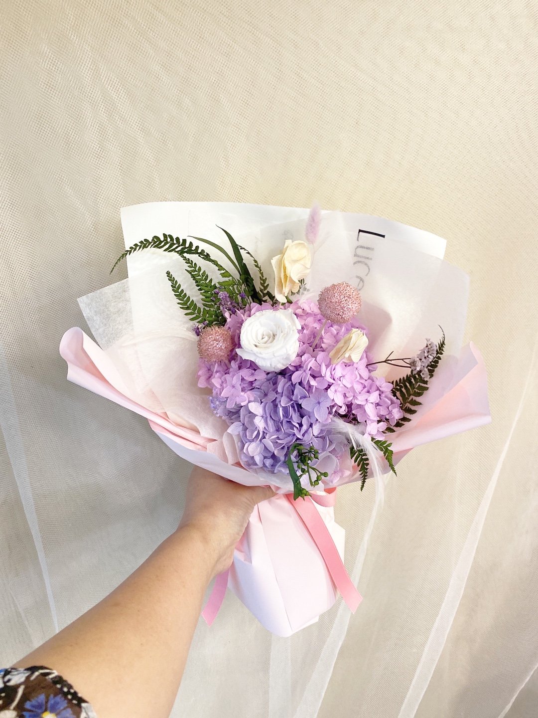 프리저브드 혼합 꽃다발라지 배민 장보기∙쇼핑