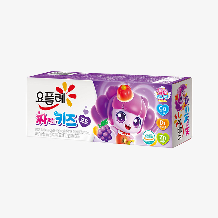 요플레 짜먹는키즈 포도40g6 배민 장보기∙쇼핑