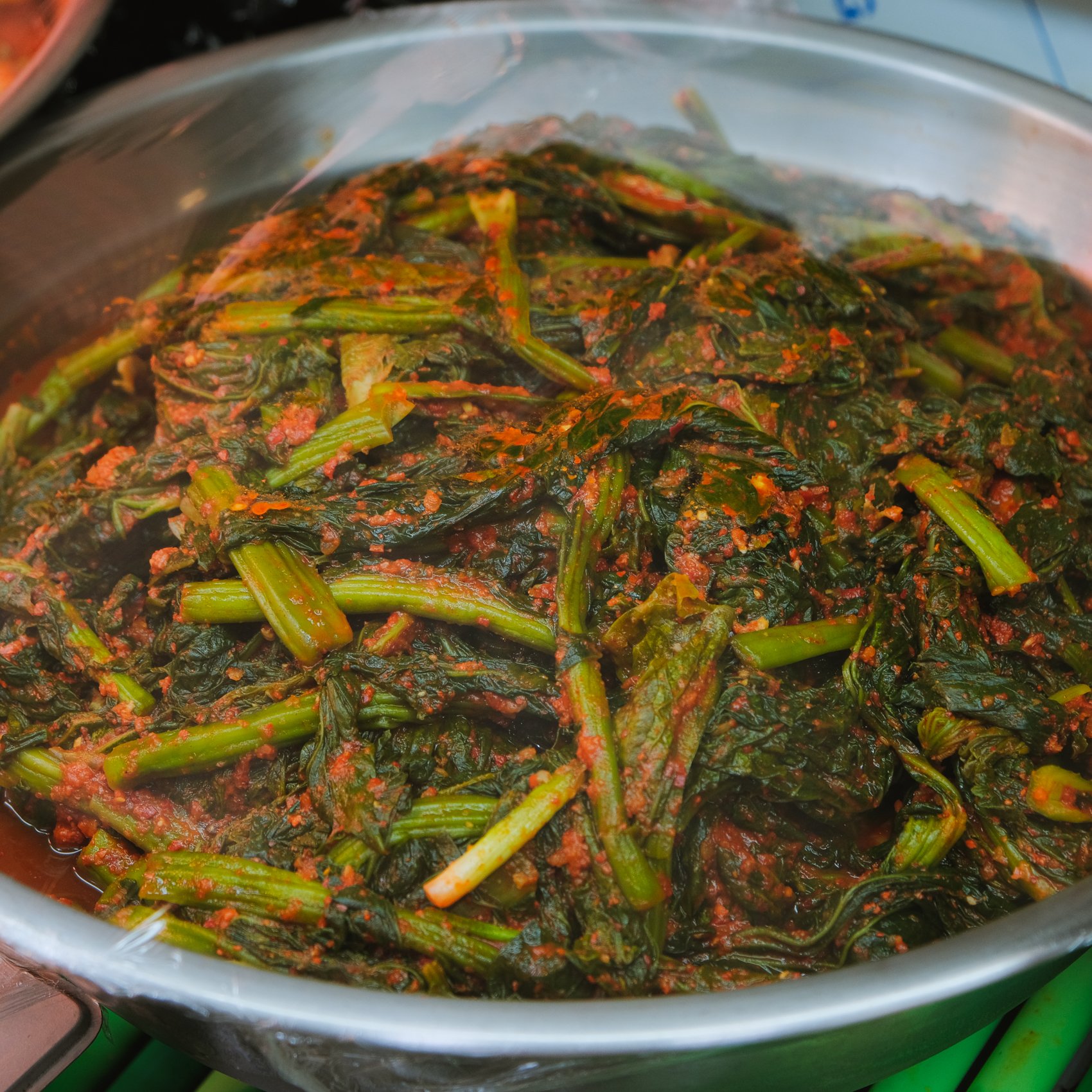 감칠맛나는 갓김치 1kg 중동 전라도김치 배민 장보기∙쇼핑