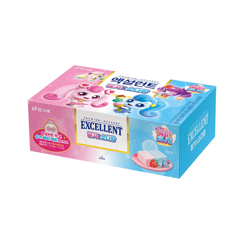 단품빙그레엑설런트딸기소다 배민 장보기∙쇼핑
