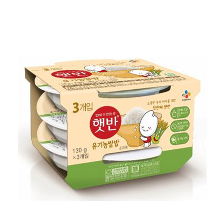 Cj햇반유기농쌀밥130g3입 배민 장보기∙쇼핑