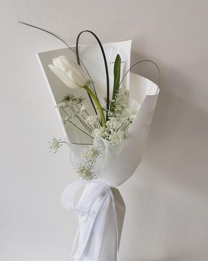 한송이 꽃다발 배민 장보기∙쇼핑