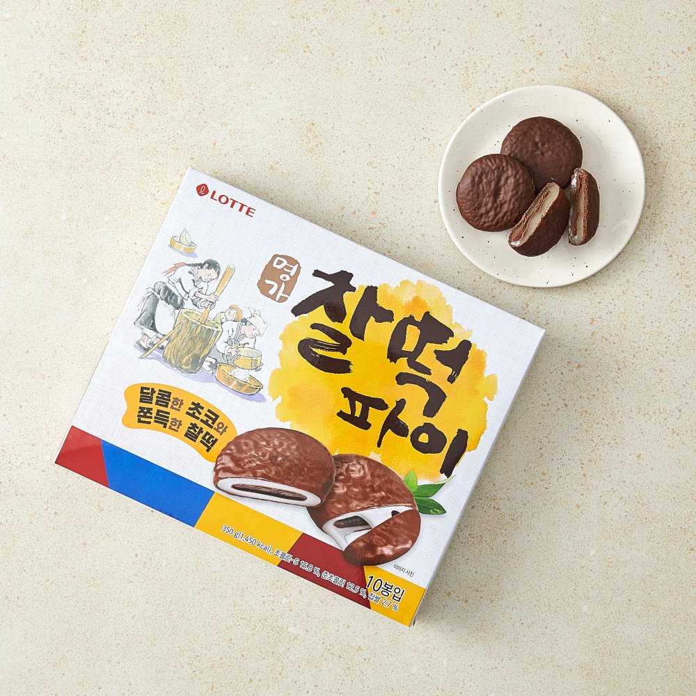 롯데명가찰떡초코350g 배민 장보기∙쇼핑