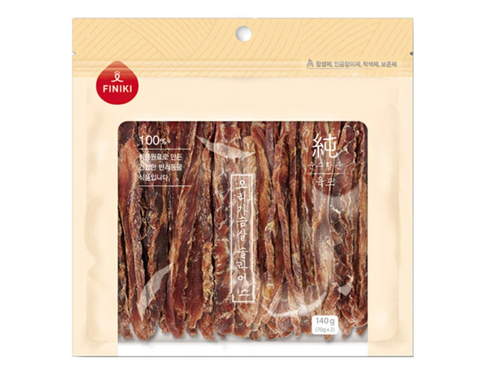 Finiki 純 육포 오리가슴살 슬라이스 140g 배민 장보기∙쇼핑