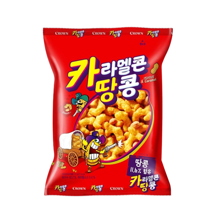 크라운 카라멜콘땅콩 72g 배민 장보기∙쇼핑