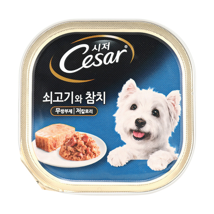 시저캔 쇠고기와 참치 100g 배민 장보기∙쇼핑