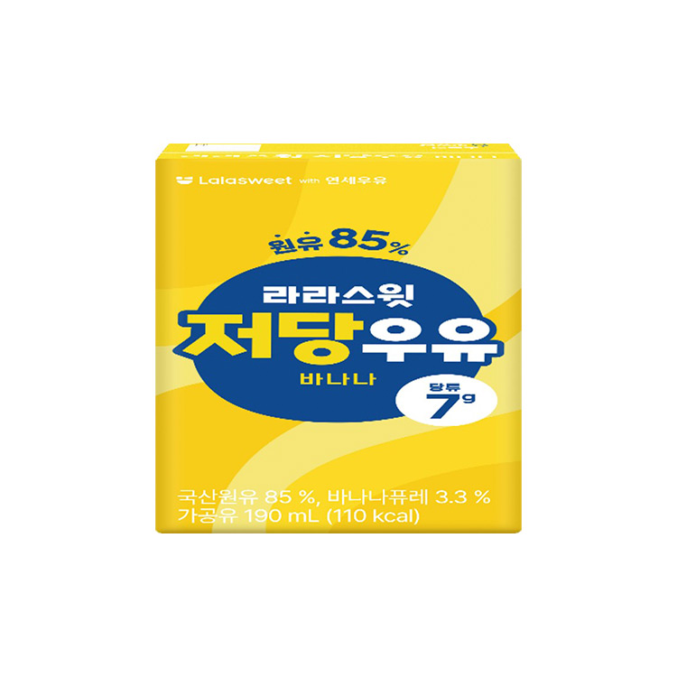 라라스윗)저당우유바나나190ML | 배민 장보기∙쇼핑