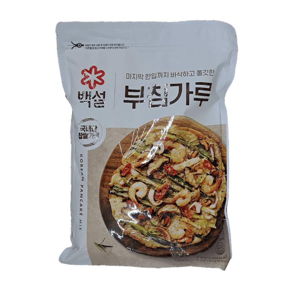 백설 부침가루 1kg 지퍼백 배민 장보기∙쇼핑