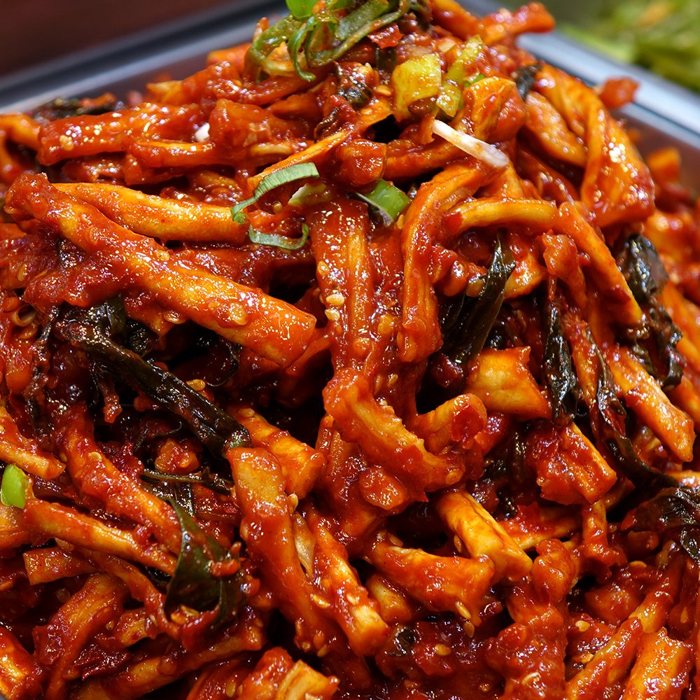 씹는 식감이 좋은 무우말랭이무침 200g 한민 장독대 배민 장보기∙쇼핑