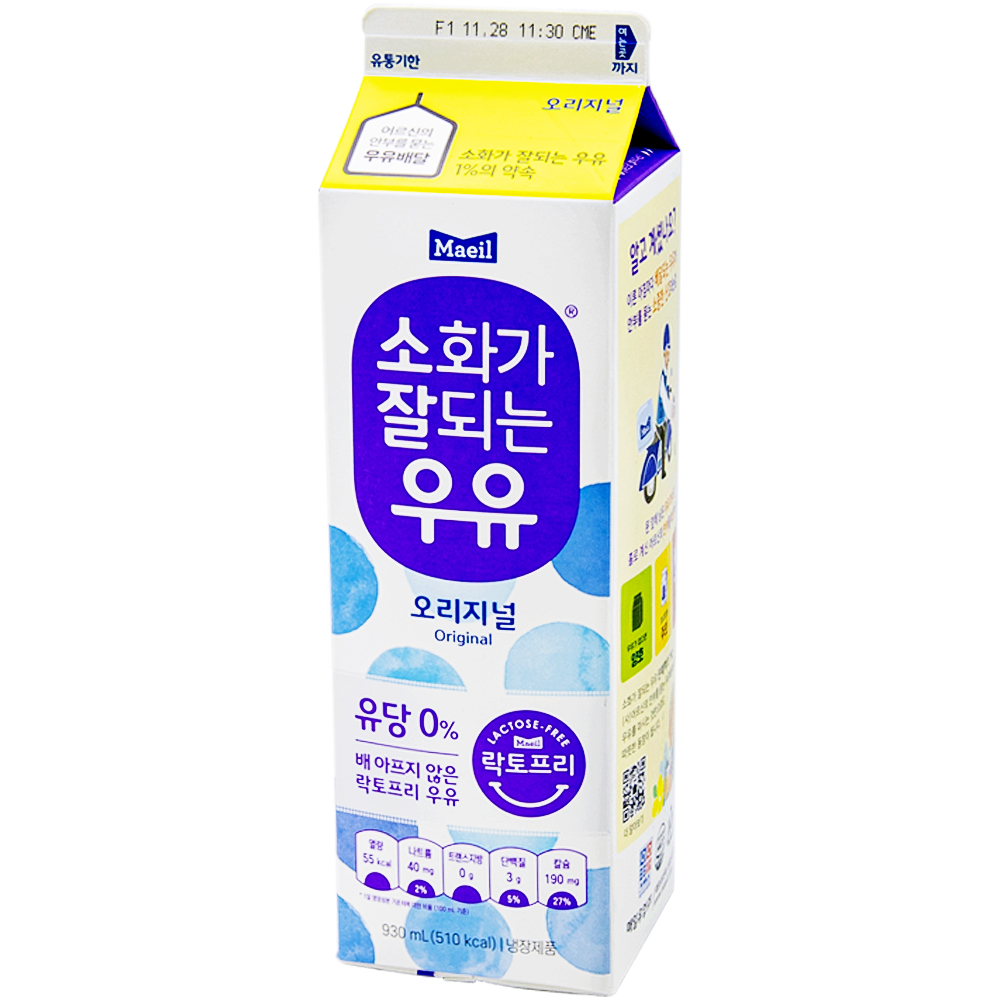 매일소화가잘되는우유930ml 배민 장보기∙쇼핑