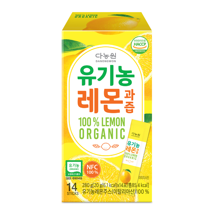다농원 유기농 레몬과즙 20g14 배민 장보기∙쇼핑