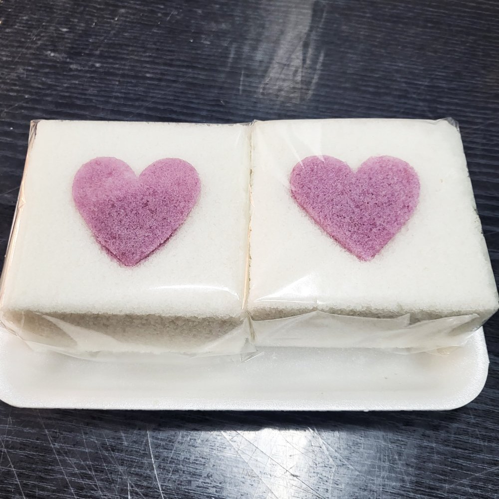 보기에도 좋은 떡 하트설기 1팩 떡빚는바우 배민 장보기∙쇼핑