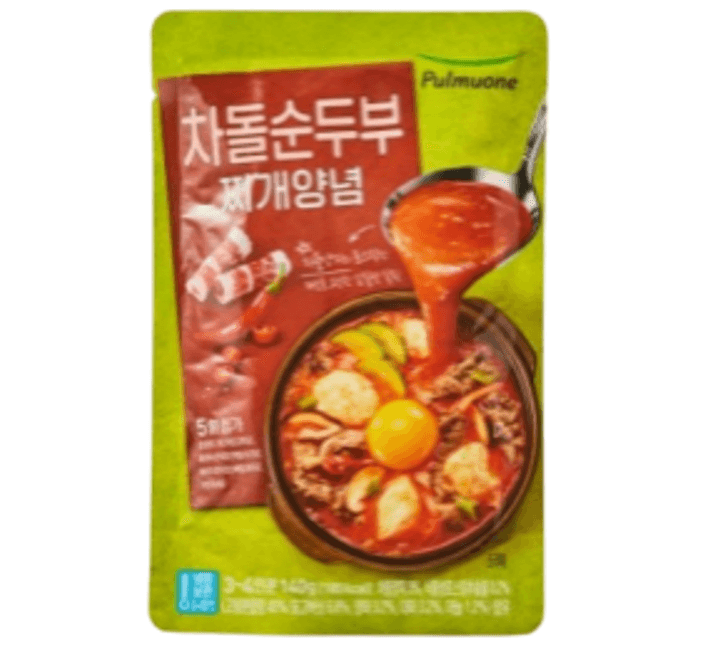 풀무원 차돌순두부찌개 양념 140g 배민 장보기∙쇼핑