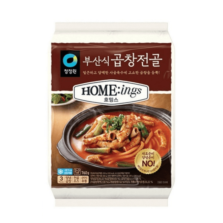 청정원 호밍스 부산식 곱창전골 760g 배민 장보기∙쇼핑