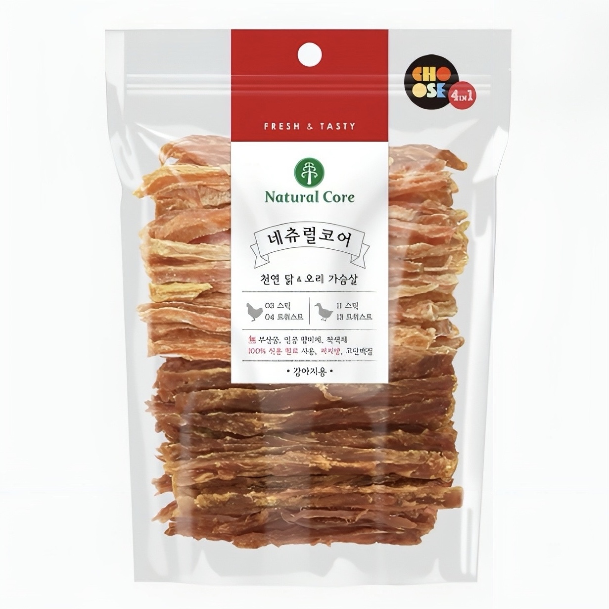 네츄럴코어 천연 닭오리가슴살 혼합 180g 배민 장보기∙쇼핑