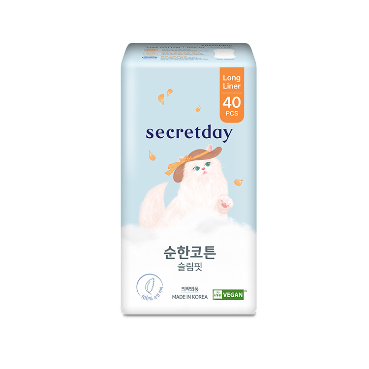 시크릿데이 순한코튼슬림핏 롱라이너 40p 배민 장보기∙쇼핑