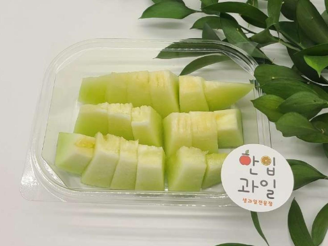 천상계맛 하니원 메론 반통 컷팅 배민 장보기∙쇼핑