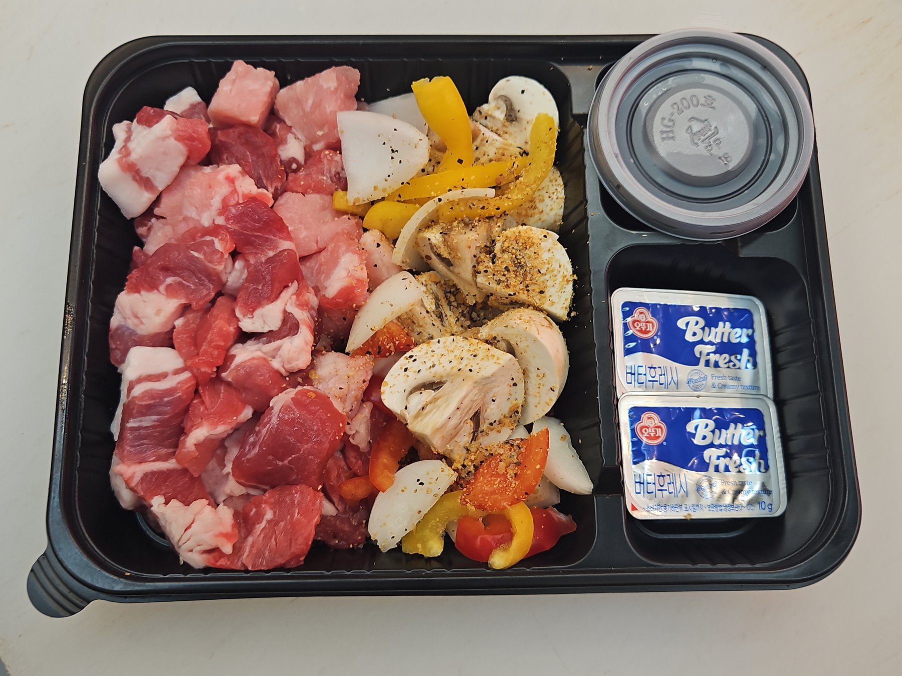 목살 찹스테이크 1팩400g 배민 장보기∙쇼핑