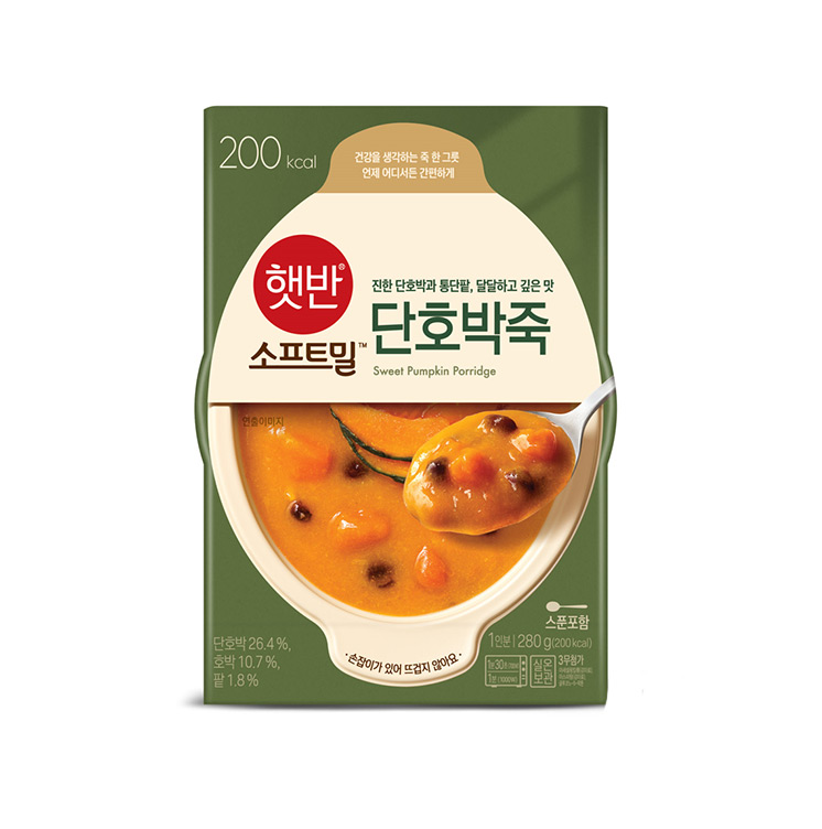 Cj햇반소프트밀단호박죽280g 배민 장보기∙쇼핑