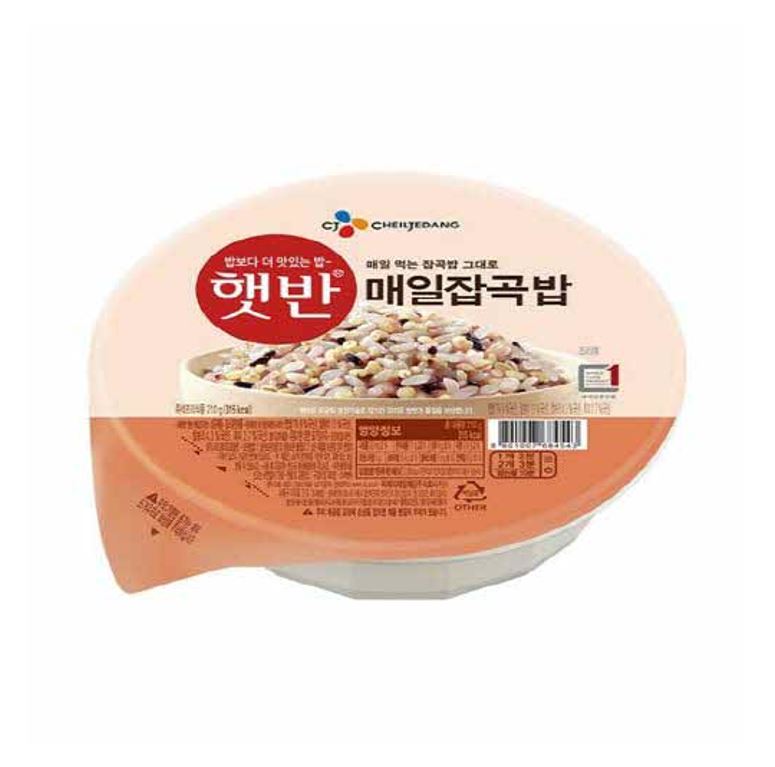 CJ)햇반매일잡곡밥210G | 배민 장보기∙쇼핑