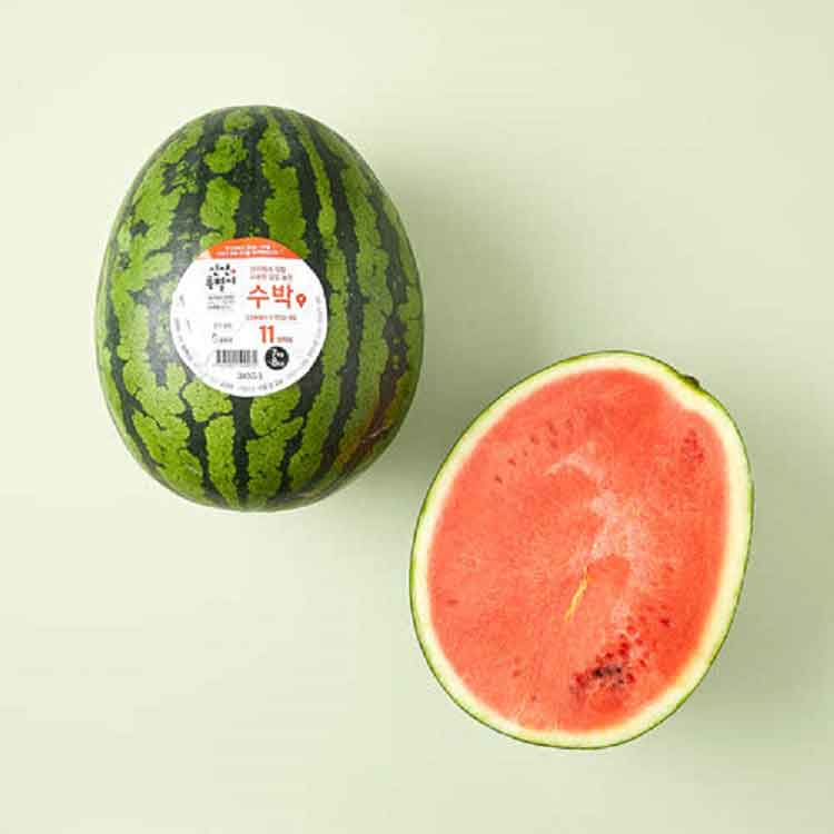 신선특별시)수박(7~8kg미만) | 배민 장보기∙쇼핑