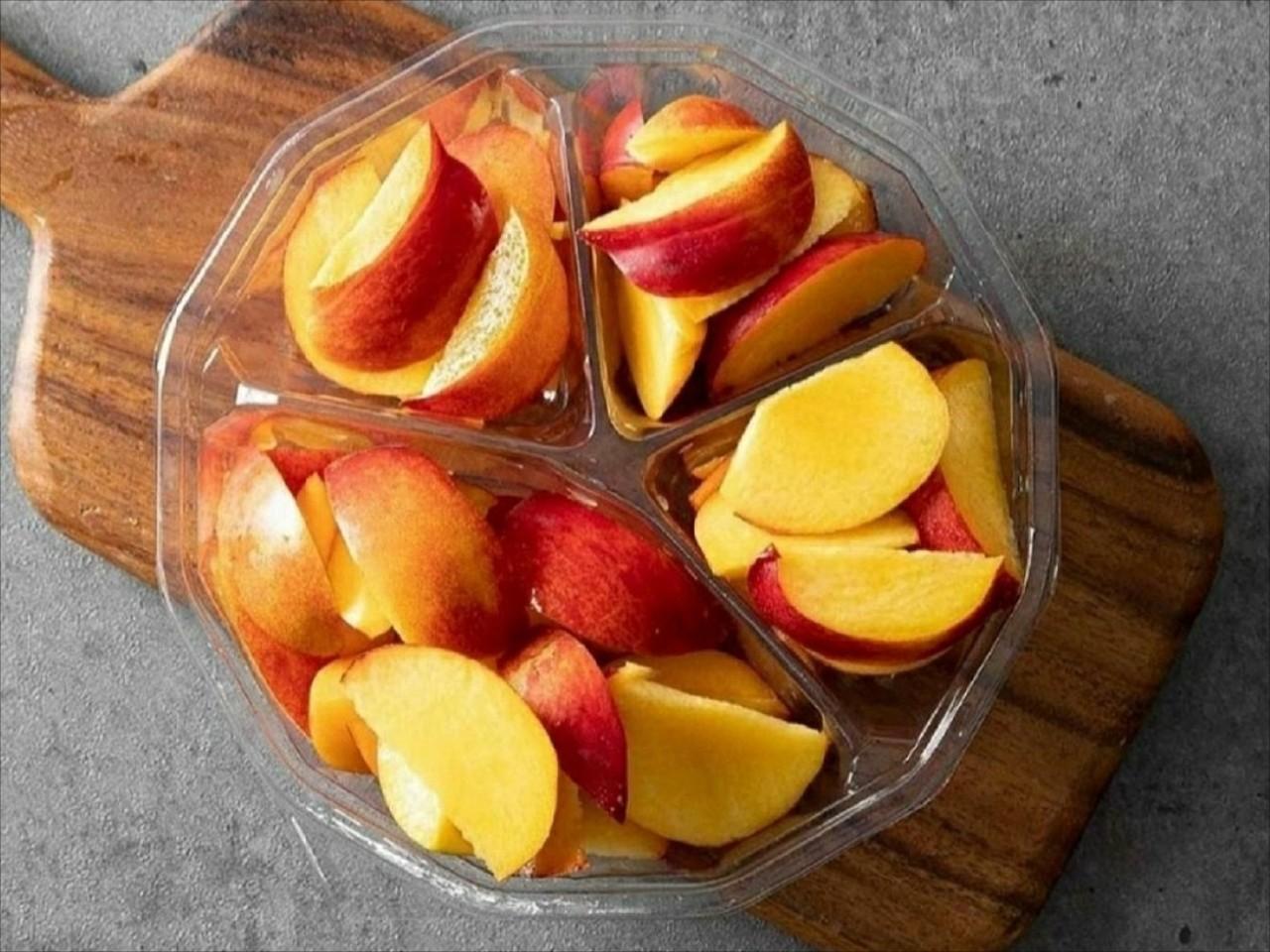 옐로우드림 망고 속살 복숭아 1팩컷팅 배민 장보기∙쇼핑