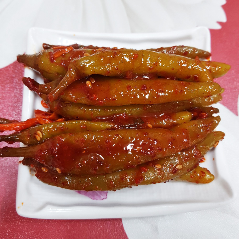 매콤한 고추무침 350g 한민 한민젓갈 배민 장보기∙쇼핑