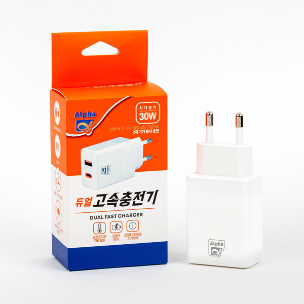 충전기고속acw3030wc타입화이트usb A개1code 1338400 배민 장보기∙쇼핑