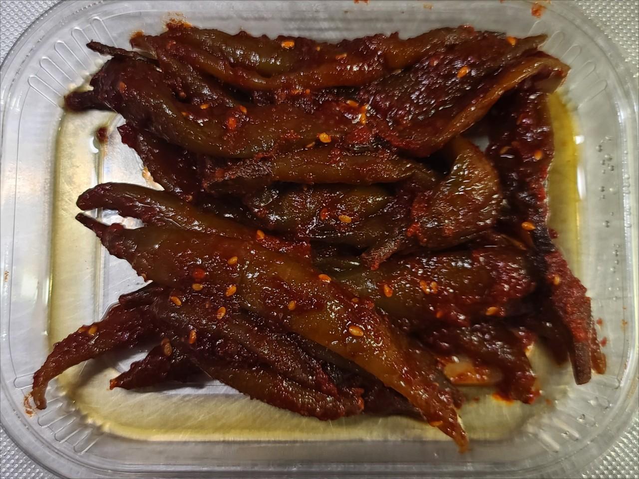 안매운고추장아찌 1팩 배민 장보기∙쇼핑