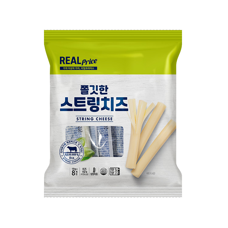 리얼)쫄깃한스트링치즈152G(19GX8) | 배민 장보기∙쇼핑