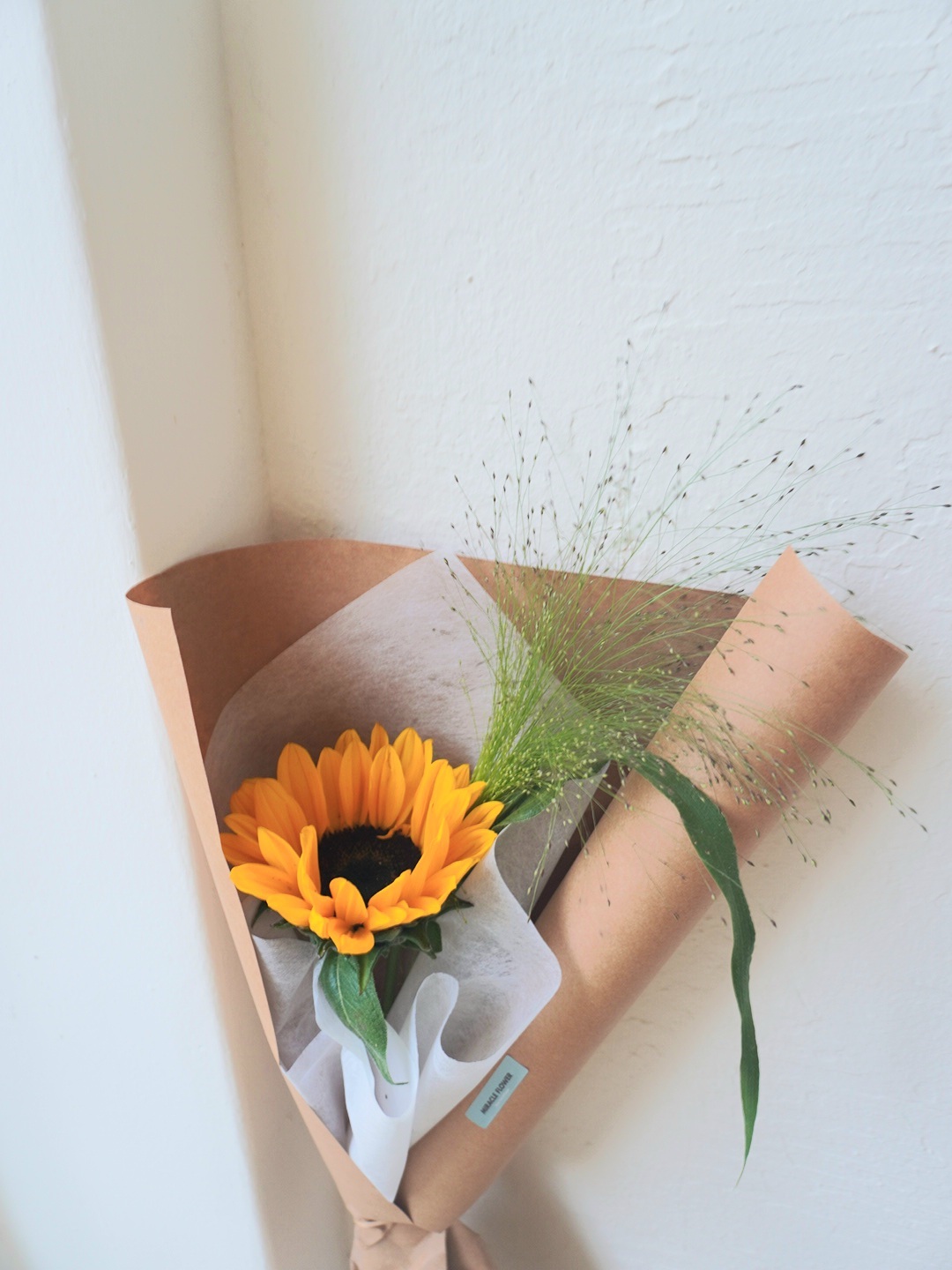 해바라기 한송이 꽃다발 배민 장보기∙쇼핑