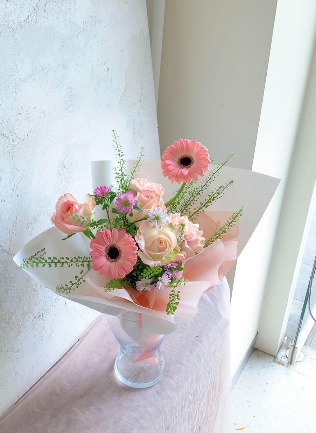 S기본꽃다발 배민 장보기∙쇼핑