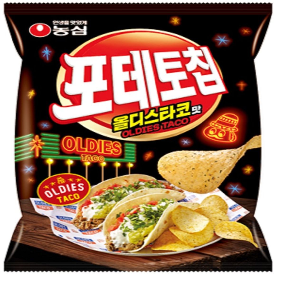 농심 포테토칩 올디스타코맛 50g 배민 장보기∙쇼핑