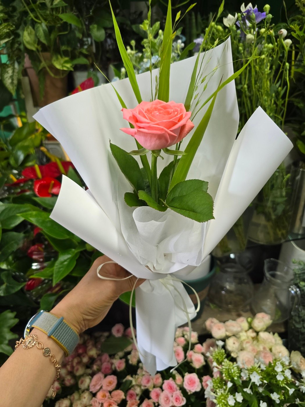 한송이 꽃 배민 장보기∙쇼핑