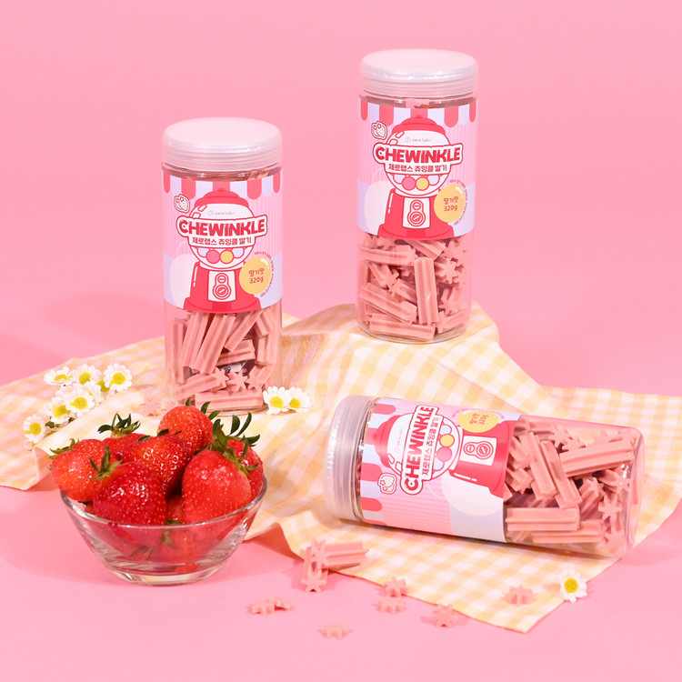 제로랩 츄잉클껌딸기맛 320g 배민 장보기∙쇼핑