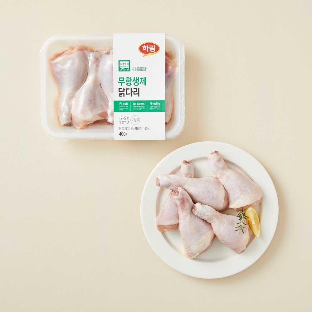 하림무항생제 닭다리400g 배민 장보기∙쇼핑
